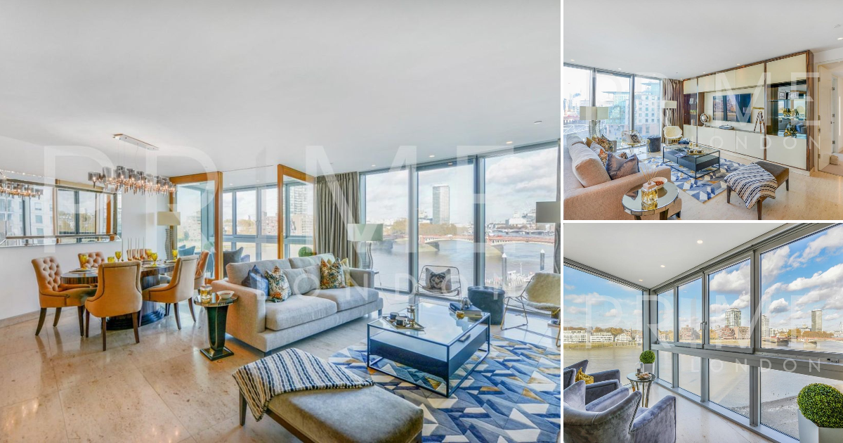 3 bed apartment for sale in The Tower, One St George Wharf, London